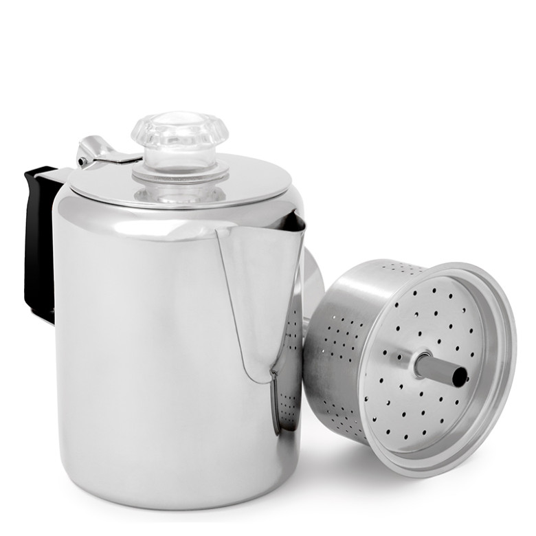 GSI Glacier Stainless Percolator - odolný perkolátor vyrobený z odolné ...